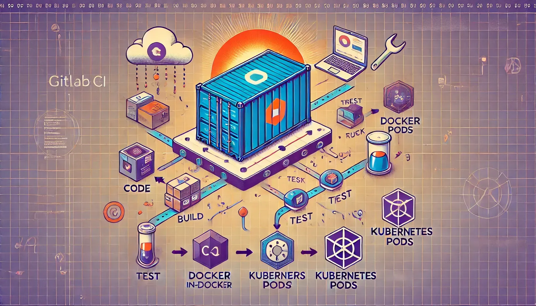 GitLab CI Docker Builds into Kubernetes Without Kaniko - Andrea Casarin